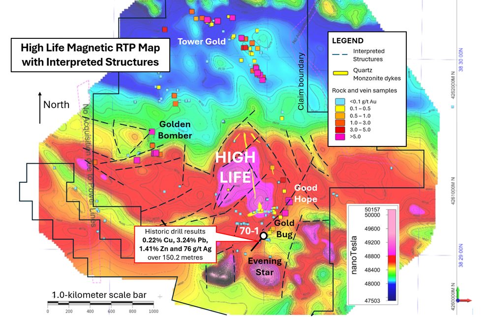 SKY GOLD IDENTIFIES LARGE, COHERENT GEOPHYSICAL ANOMALY CHARACTERISTIC ...